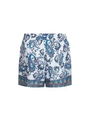 Etro Paisley Ramage Printed Swim Shorts - Multicolor