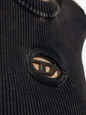 DIESEL® Ribbed Knit Cut-out Sweater