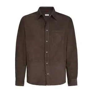 Brunello Cucinelli Suede Shirt Jacket - Brown