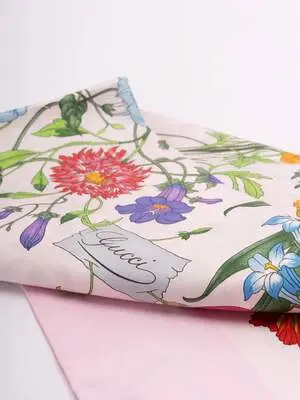 Gucci Printed Silk Foulard