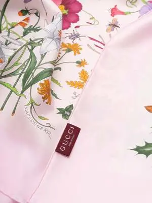 Gucci Printed Silk Foulard