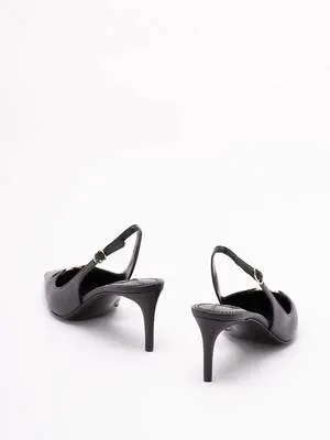 Dolce & Gabbana Silk-effect Nappa Leather Slingbacks - Multicolor