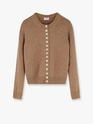 Celine Cashmere Cardigan - Brown