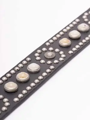 GOLDEN GOOSE Embellished Leather Belt - Multicolor