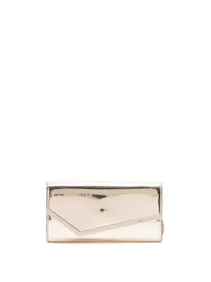 JIMMY CHOO Emmie Metallic Leather Clutch - Multicolor