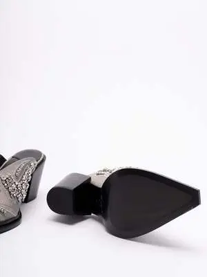 JIMMY CHOO Cece Mule Ii 60 Embellished Mules - Multicolor