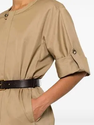 Saint Laurent Belted Mini Dress