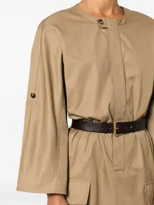 Saint Laurent Belted Mini Dress