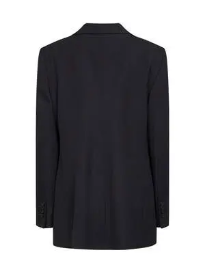 Dolce & Gabbana Black Wool Gabardine Jacket