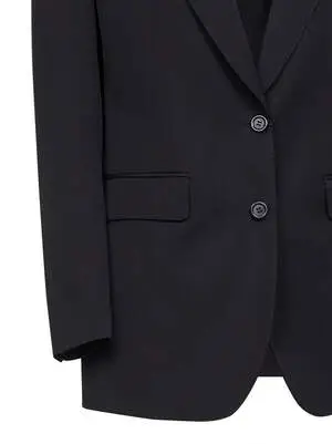 Dolce & Gabbana Black Wool Gabardine Jacket