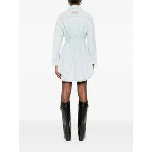 Givenchy Cotton Button-up Long Sleeve Shirt Dress
