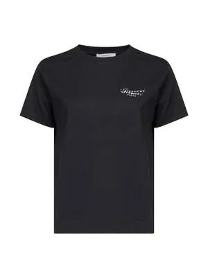Givenchy Black Stamp Print T-shirt - Multicolor