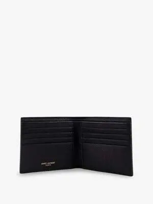 Saint Laurent East/west Tiny Leather Wallet - Multicolor