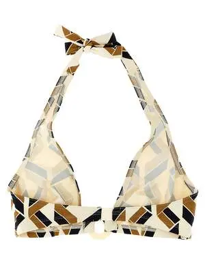 ERES Dimension Bikini Top With Seventies Print