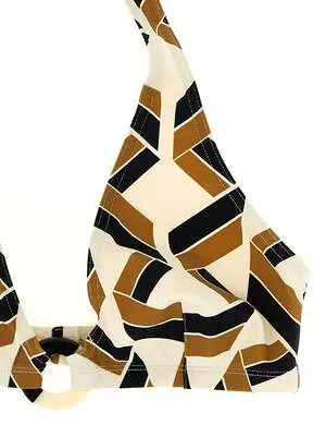 ERES Dimension Bikini Top With Seventies Print