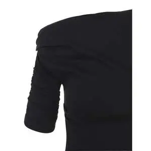 Jacquemus One-shoulder Ruched Dress - Black