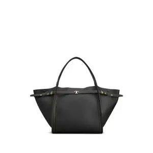 TOD'S Calf Leather Tote Bag - Black