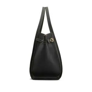 TOD'S Calf Leather Tote Bag - Black