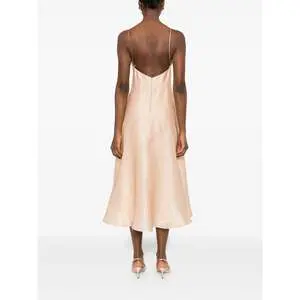 Alberta Ferretti Silk A-line Dress