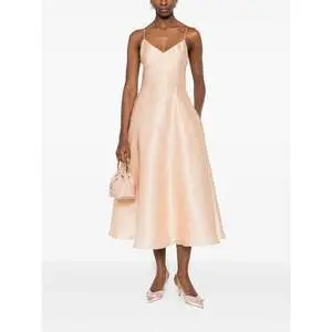 Alberta Ferretti Silk A-line Dress