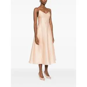 Alberta Ferretti Silk A-line Dress
