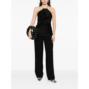Victoria Beckham Halterneck Draped Top