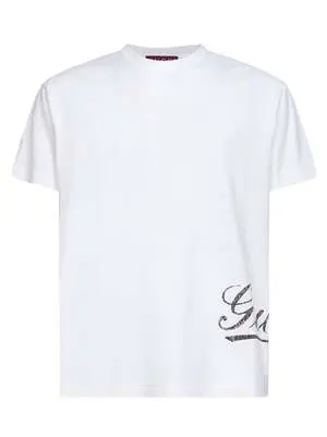 Gucci White Cotton Jersey Logo-printed T-shirt