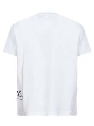 Gucci White Cotton Jersey Logo-printed T-shirt