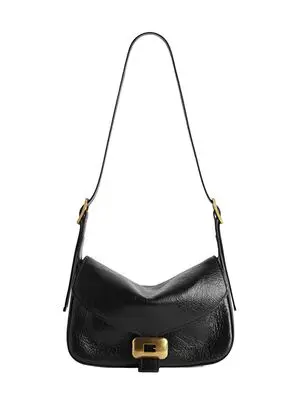 Balenciaga Black Arena Lambskin Medium Shoulder Bag - Multicolor
