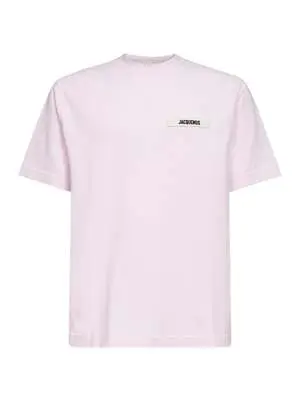 Jacquemus Pink The Gros Grain T-shirt - Multicolor