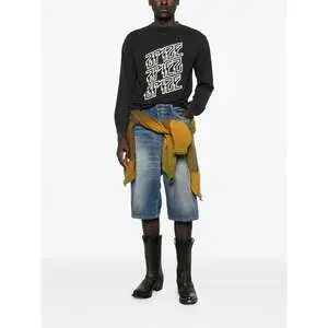 Acne Studios Distressed Denim Shorts - Blue