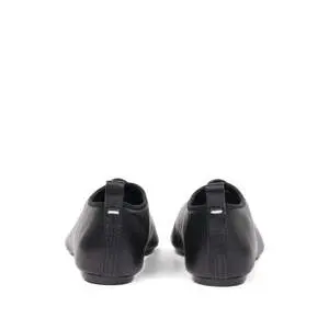 MAISON MARGIELA Lamb Skin Lace-up Split Toe Derbies - Black