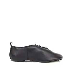 MAISON MARGIELA Lamb Skin Lace-up Split Toe Derbies - Black