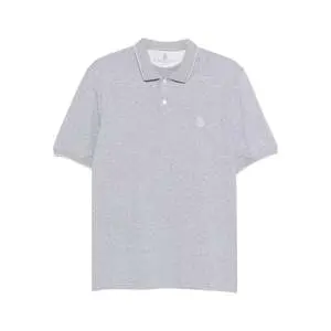 Brunello Cucinelli Grey Polo Shirts - Gray