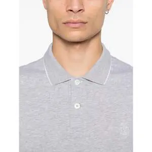 Brunello Cucinelli Grey Polo Shirts - Gray