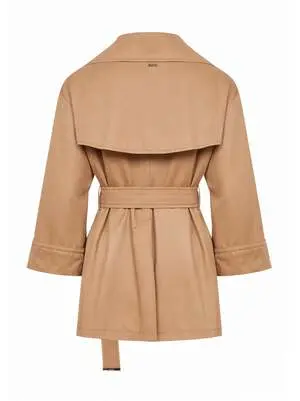 Herno Cotton Gabardine Belted Raincoat - Multicolor