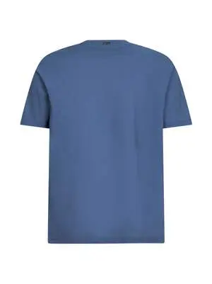 Herno Blue Lightweight Crepe Voile Jersey T-shirt
