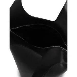 Attico Leather Tote Bag - Black