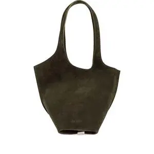 Attico Suede Tote Bag - Green