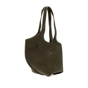 Attico Suede Tote Bag - Green