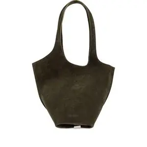 Attico Suede Tote Bag - Green