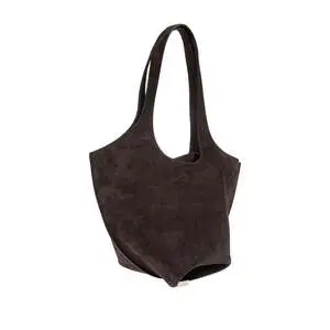 Attico Suede Shoulder Bag - Brown