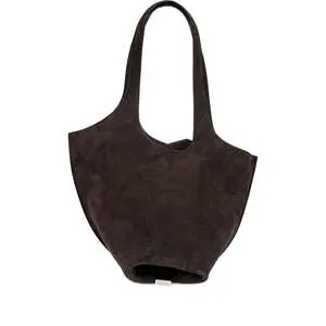 Attico Suede Shoulder Bag - Brown