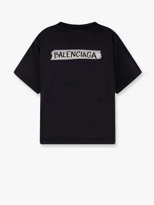 Balenciaga Printed Logo Cotton T-shirt
