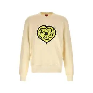 Kenzo Crew Neck Long Sleeve Sweatshirt - Cream
