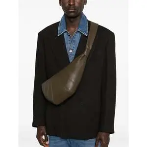 LEMAIRE Lemiare Grained Leather Croissant Shoulder Bag