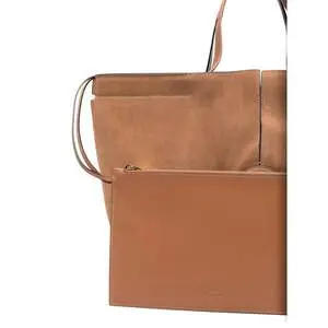 TOD'S Suede Tote Bag - Brown