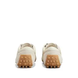 TOD'S Lace-up Paneled Sneakers - White