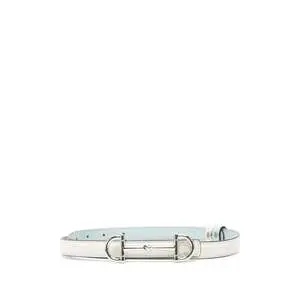 Gucci Gucci Beige Stirrup Detail Belt Cream