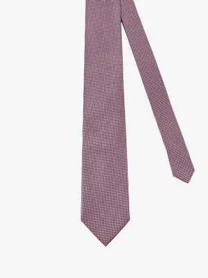 TOM FORD Silk Micro-pattern Neck Tie